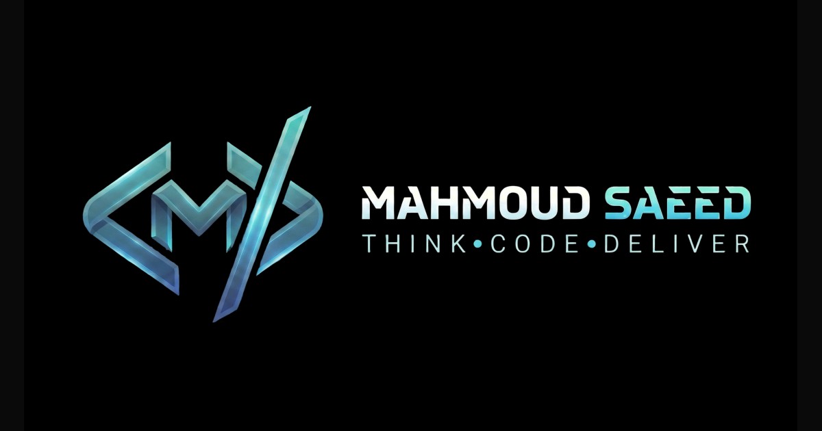 Mahmoud Saeed | Frontend Engineer & React/Next.js Specialist in Cairo, Egypt